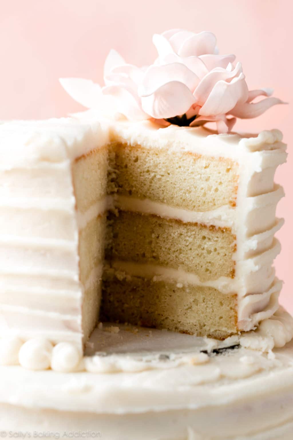 Simple Homemade Wedding Cake Recipe - Sally's Baking