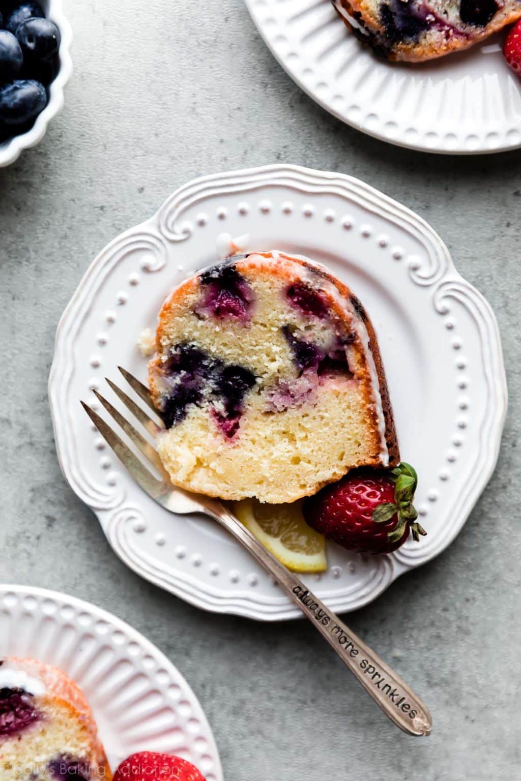 Lemon Berry Yogurt Cake - Sally's Baking