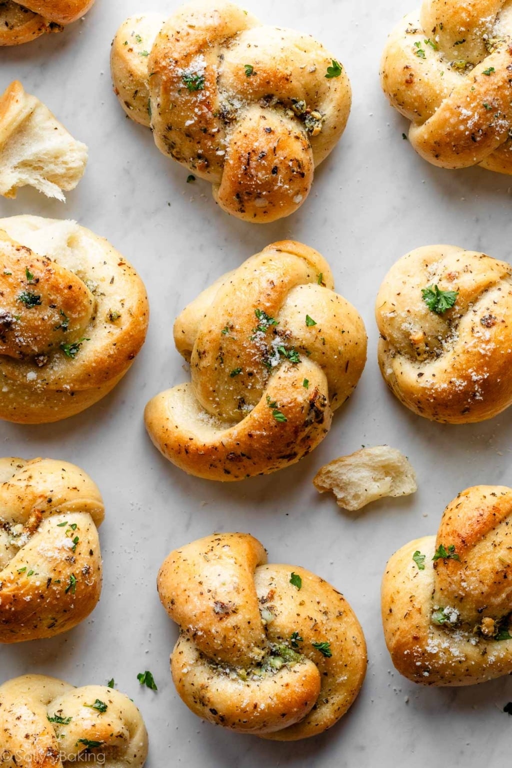 Homemade Garlic Knots - Sally's Baking