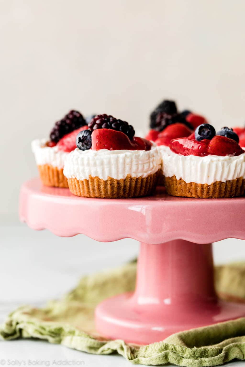 Mini No-Bake Cheesecakes - Sally's Baking