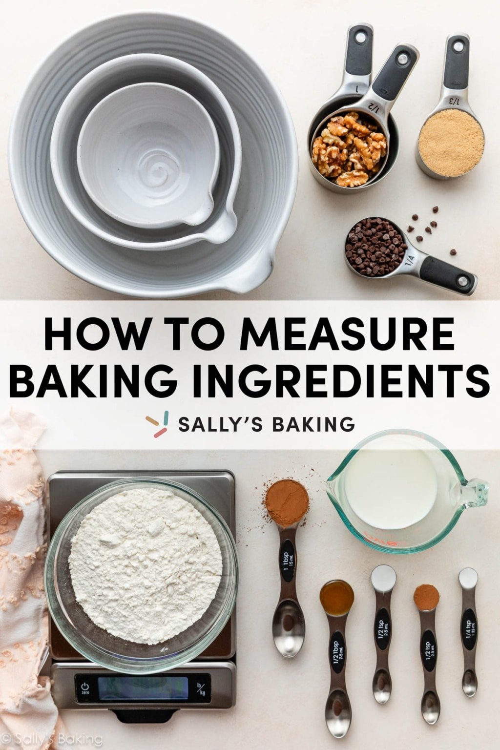 How to Properly Measure Baking Ingredients (Video) - Sally's Baking