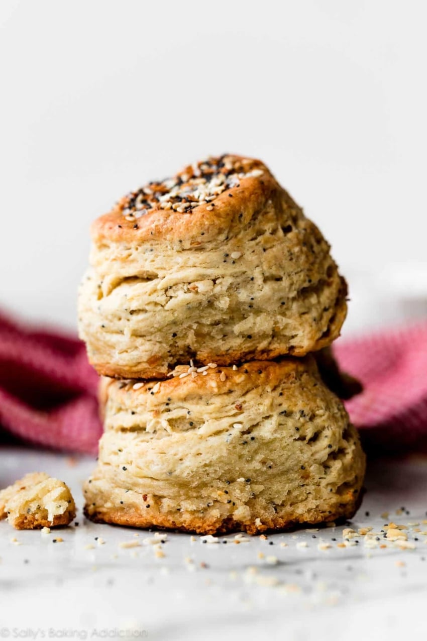 Everything Cream Cheese Biscuits (Easy Recipe) - Sally's Baking