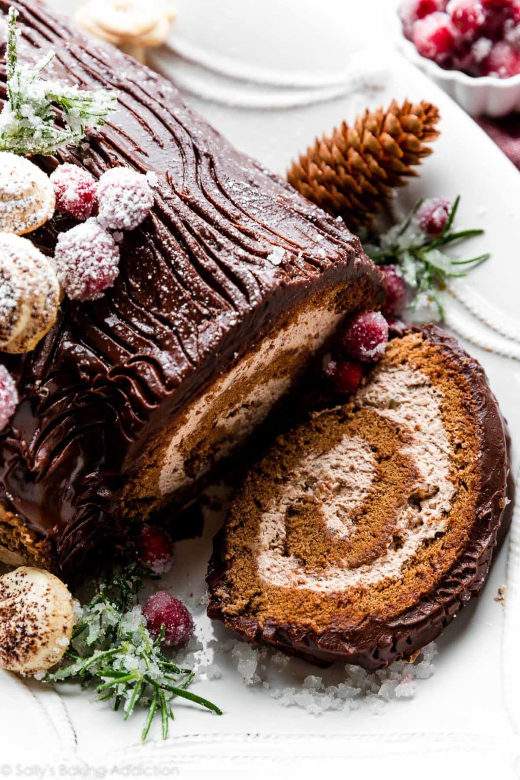 Bûche De Noël (Yule Log) - Sally's Baking
