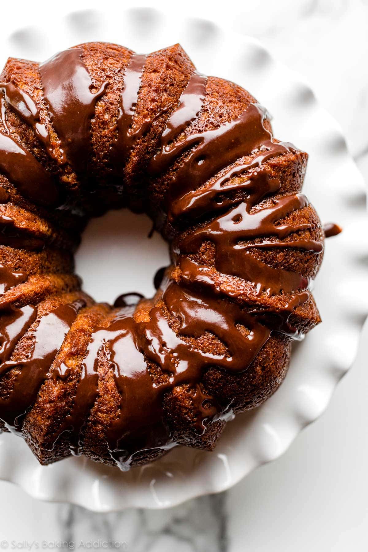 Chocolate Marble Banana Bundt Cake Sally s Baking Addiction
