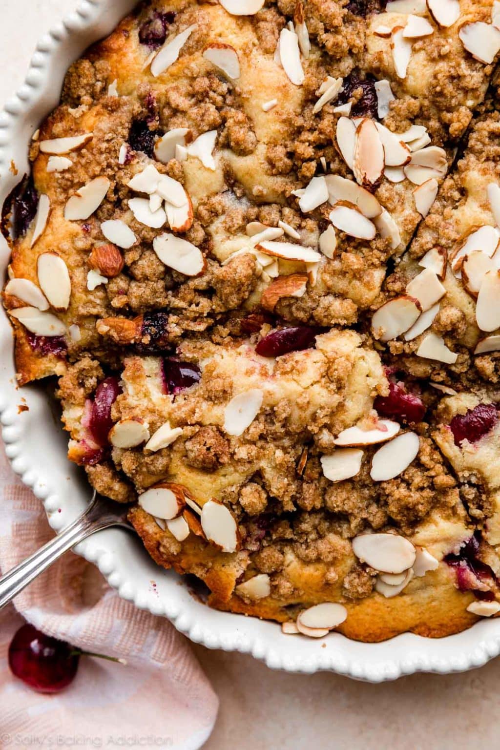 Cherry Almond Buckle Recipe - Sally's Baking