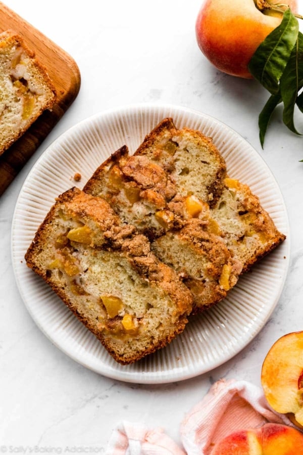 Peach Quick Bread (Loaf Cake) - Sally's Baking