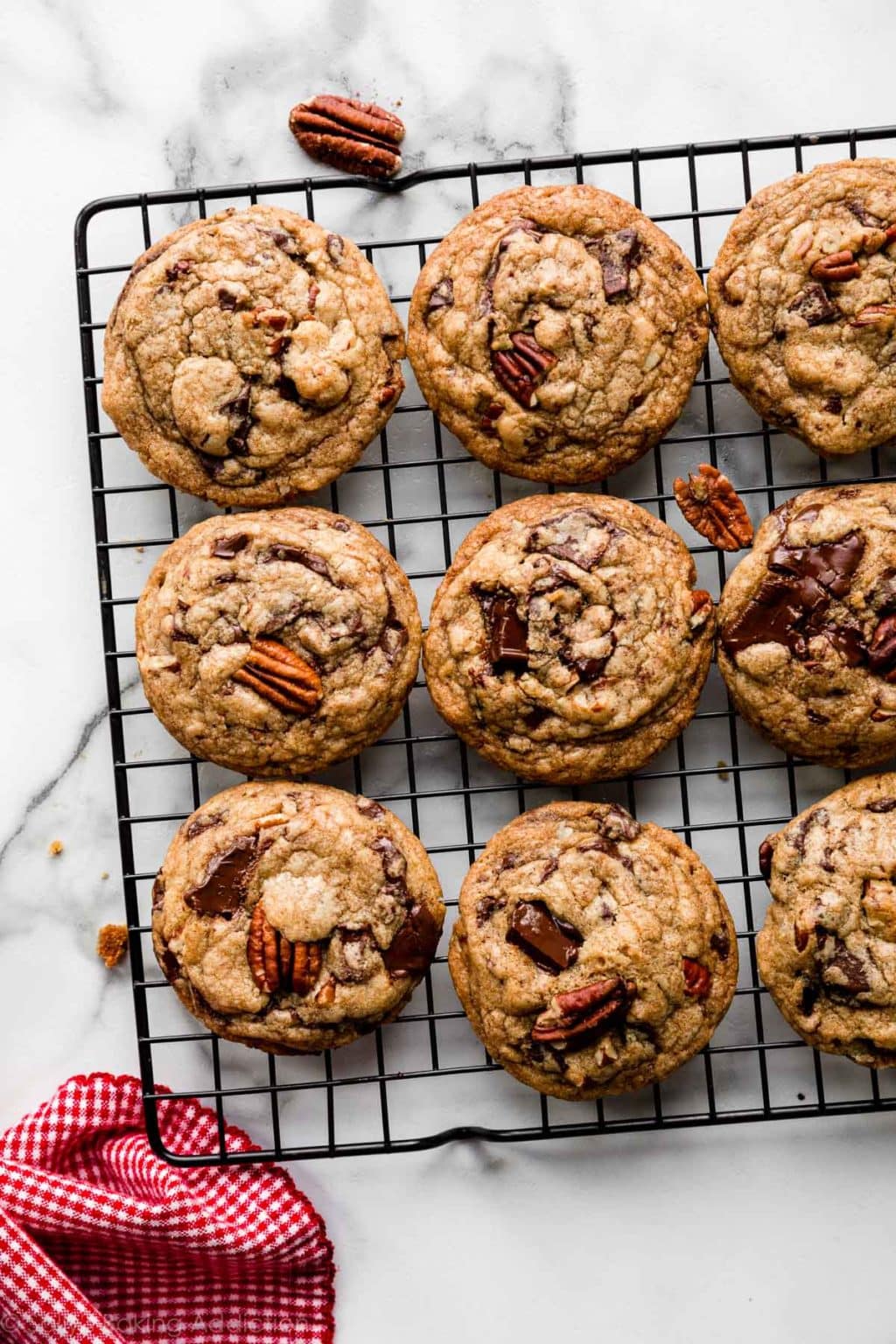 Dark Chocolate Pecan Cookies - Sally's Baking