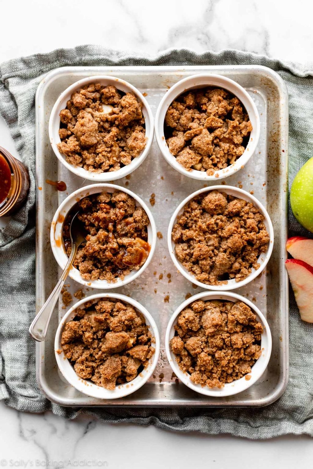 Individual Apple Crumbles - Sally's Baking