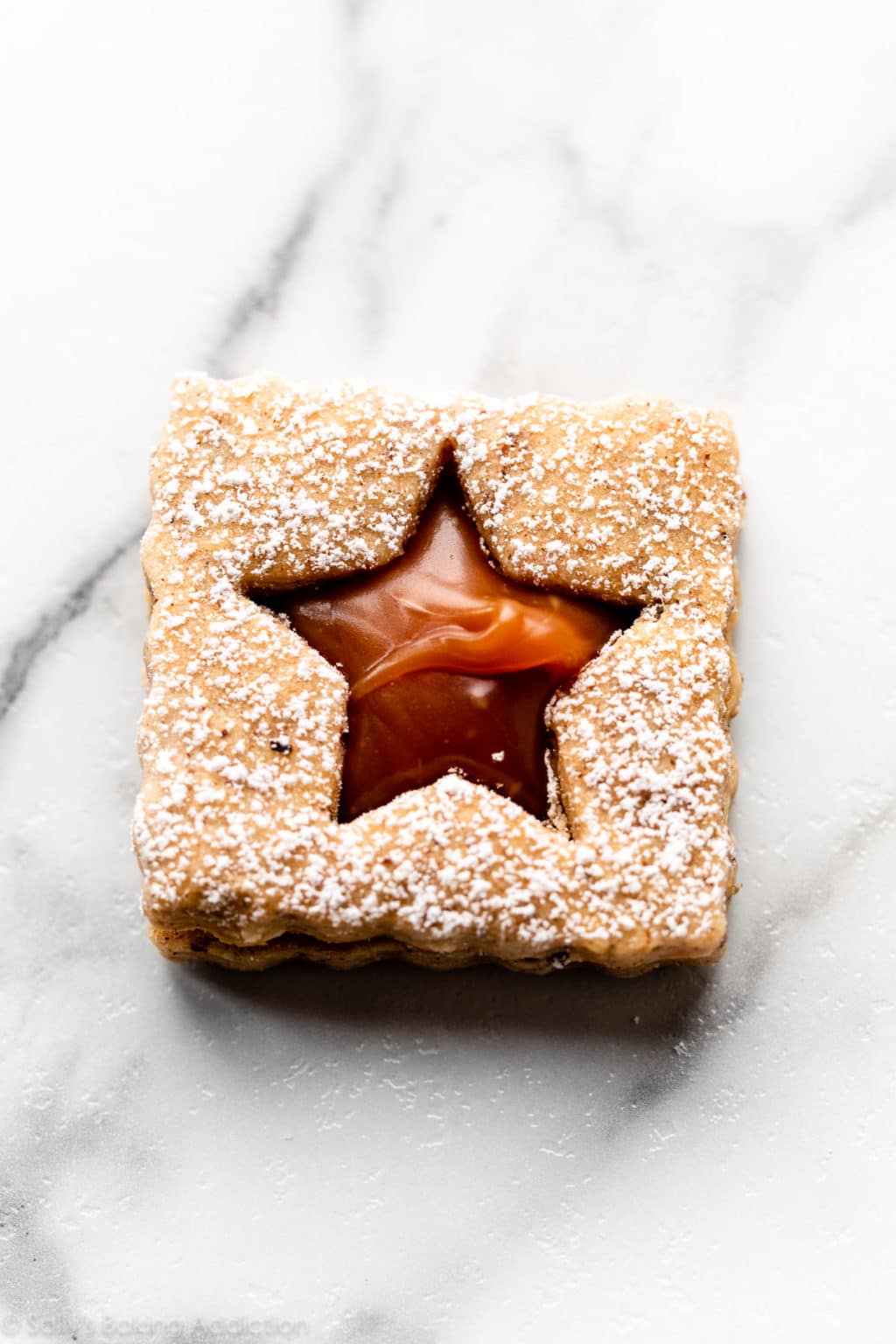 Caramel Hazelnut Linzer Cookies - Sally's Baking