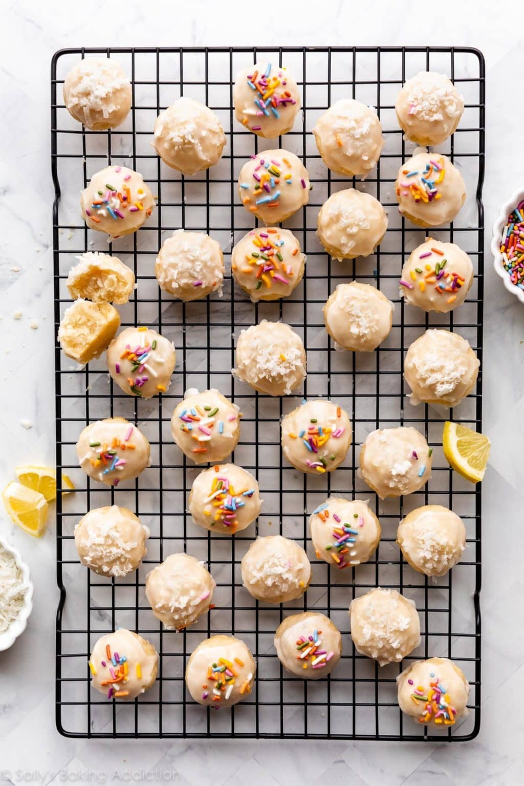 Lemon Coconut Drop Shortbread Cookies - Sally's Baking