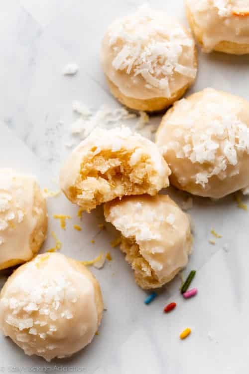 Lemon Coconut Drop Shortbread Cookies - Sally's Baking