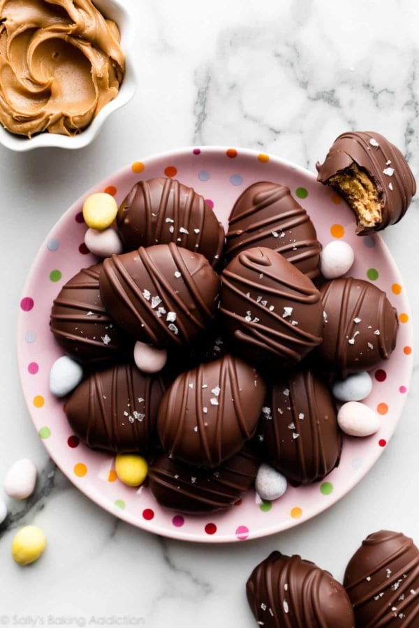 Easter Peanut Butter Eggs (Like Reese's) - Sally's Baking