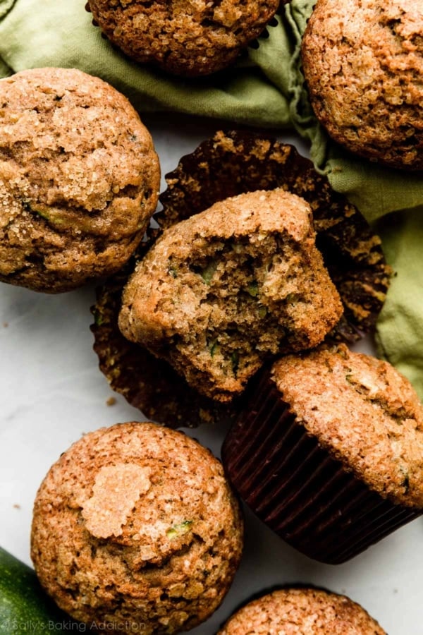 Simply Zucchini Muffins (Recipe) - Sally's Baking