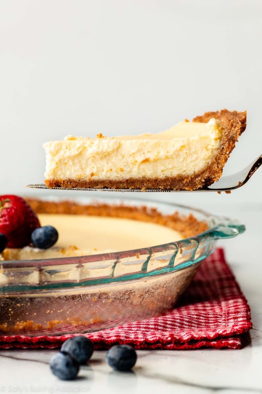 Easy Cheesecake Pie (Recipe & Video) - Sally's Baking