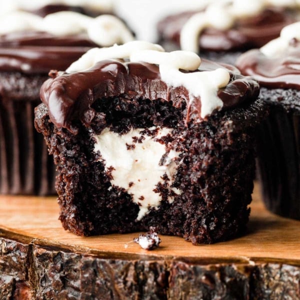 Cream-Filled Chocolate Cupcakes - Sally's Baking