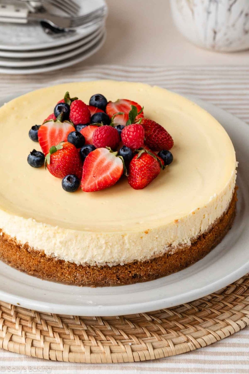Classic Cheesecake (No Cracks, No Guesswork) - Sally's Baking