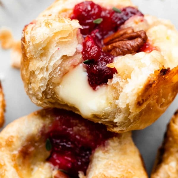Cranberry Brie Puff Pastry Tarts - Sally's Baking