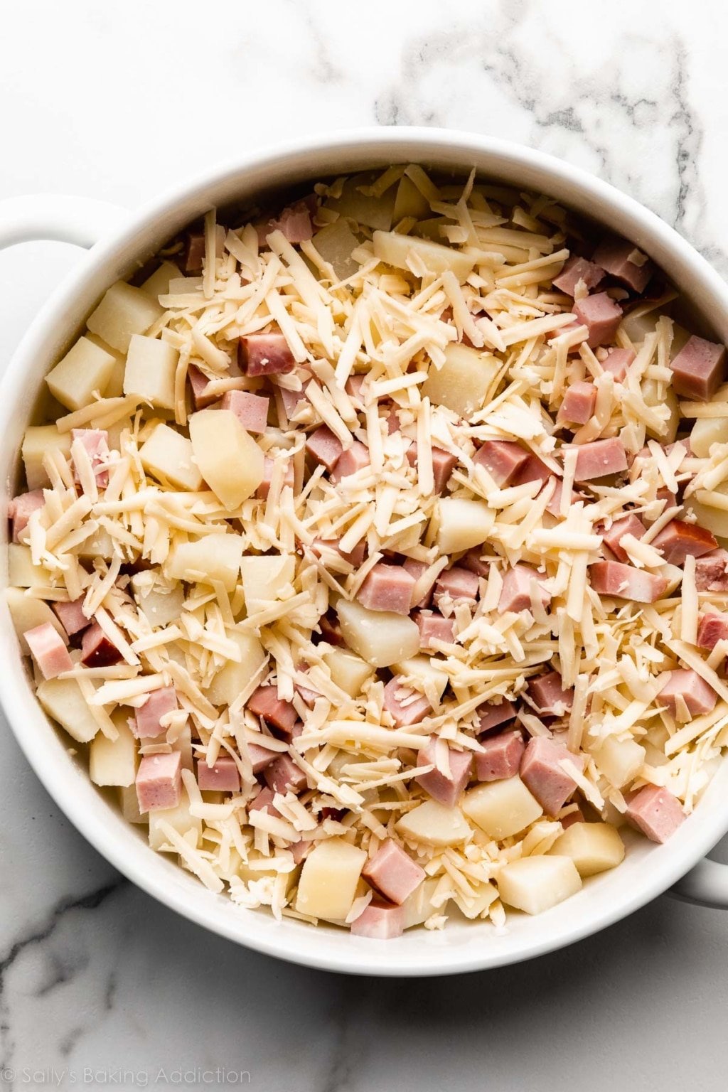 Cheesy Ham & Potato Casserole - Sally's Baking