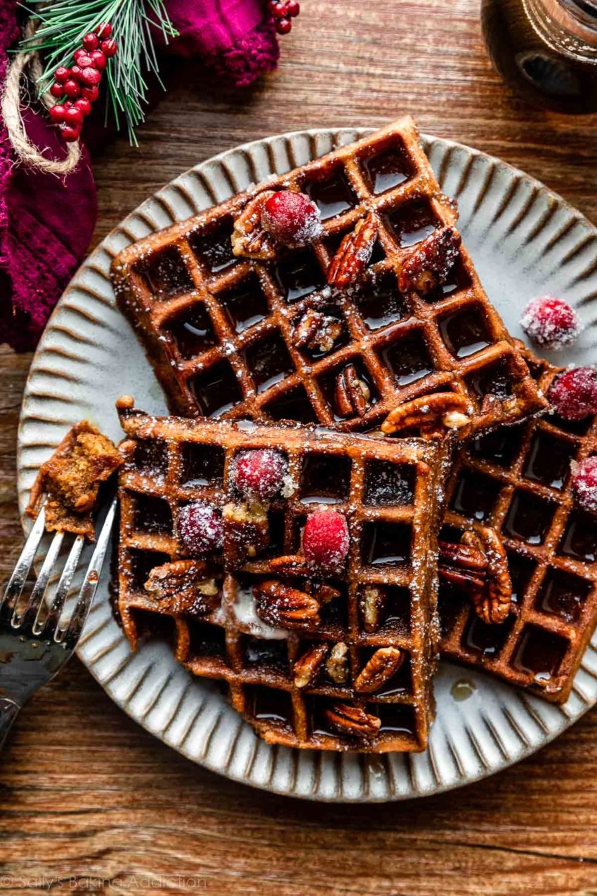 Gingerbread Waffles Recipe - Sally's Baking