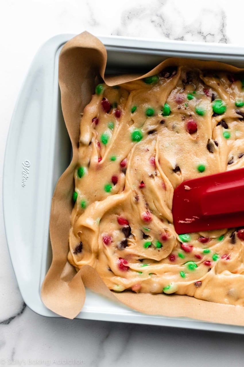 Soft M&M Cookie Bars Recipe - Sally's Baking