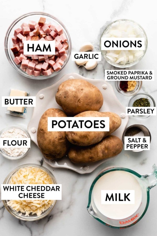 Cheesy Ham & Potato Casserole - Sally's Baking