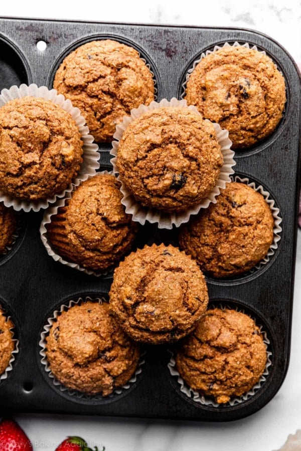 Healthy Bran Muffins Recipe - Sally's Baking