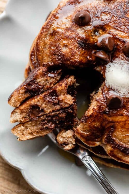 Whole Wheat Pancakes Recipe - Sally's Baking
