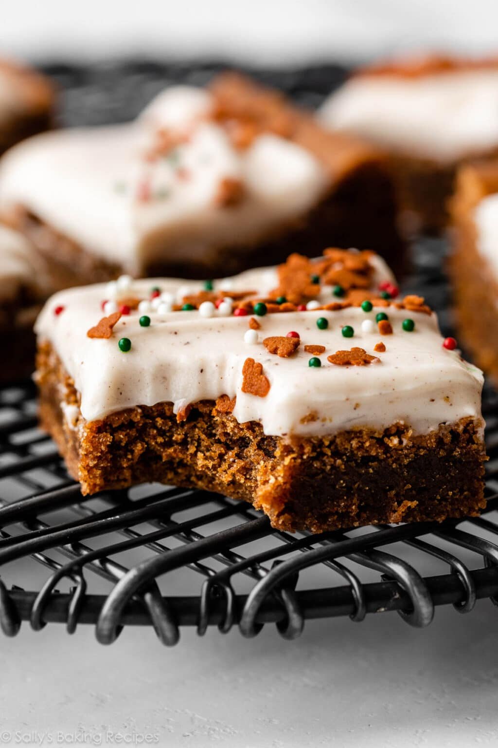 Gingerbread Cookie Bars - Sally's Baking