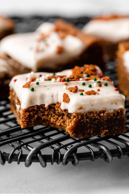 Gingerbread Cookie Bars - Sally's Baking