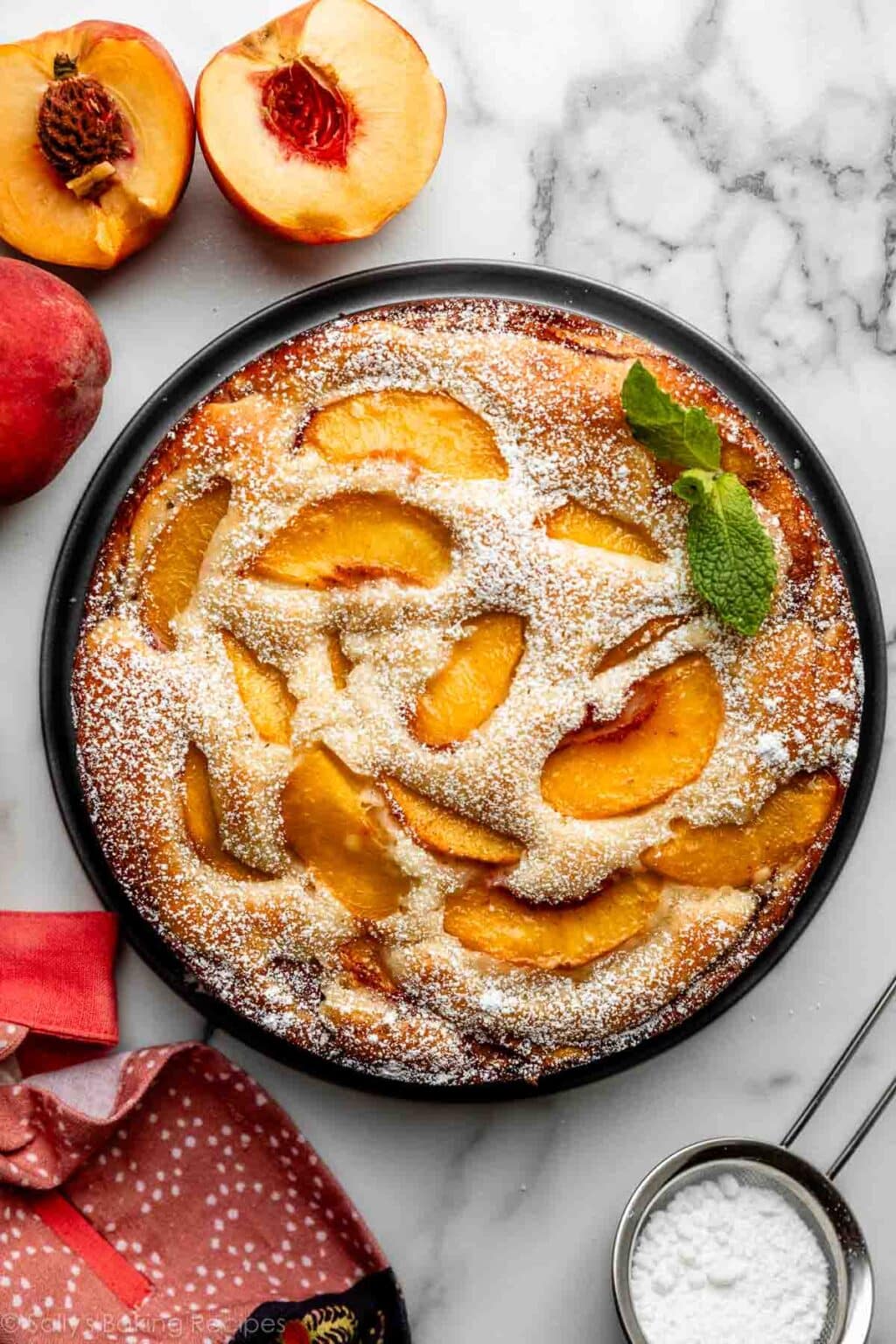 Fresh Peach Cake (Extra Peaches!) - Sally's Baking