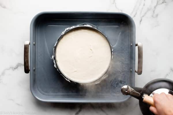 How to Make a Cheesecake Water Bath (Video) (Video) - Sally's Baking