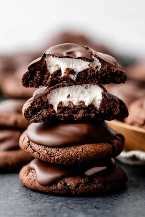 Brown Butter Marshmallow Crispy Cookies - Sally's Baking