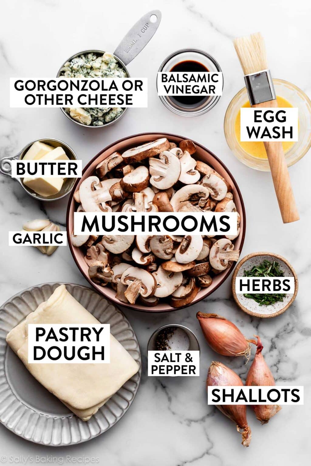 Mushroom Puff Pastry Tarts - Sally's Baking