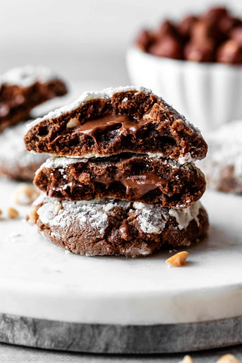 Nutella Crinkle Cookies - Sally's Baking