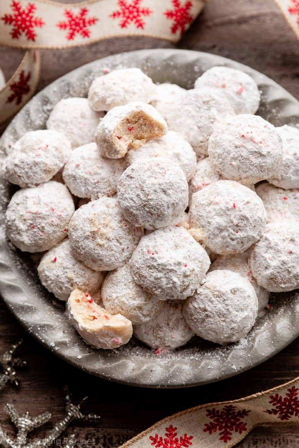 Peppermint Snowball Cookies - Sally's Baking