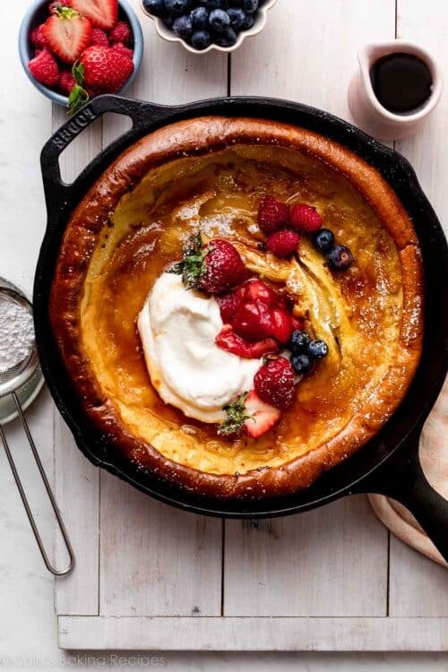 Dutch Baby Recipe (8 Ingredients) - Sally's Baking