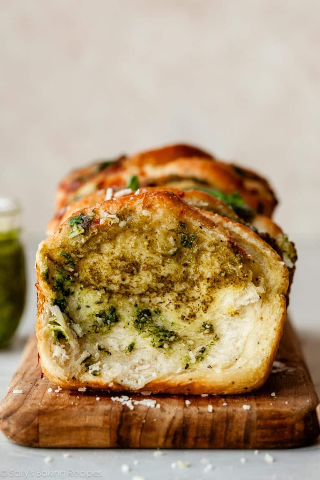 Pesto Pull-Apart Bread - Sally's Baking