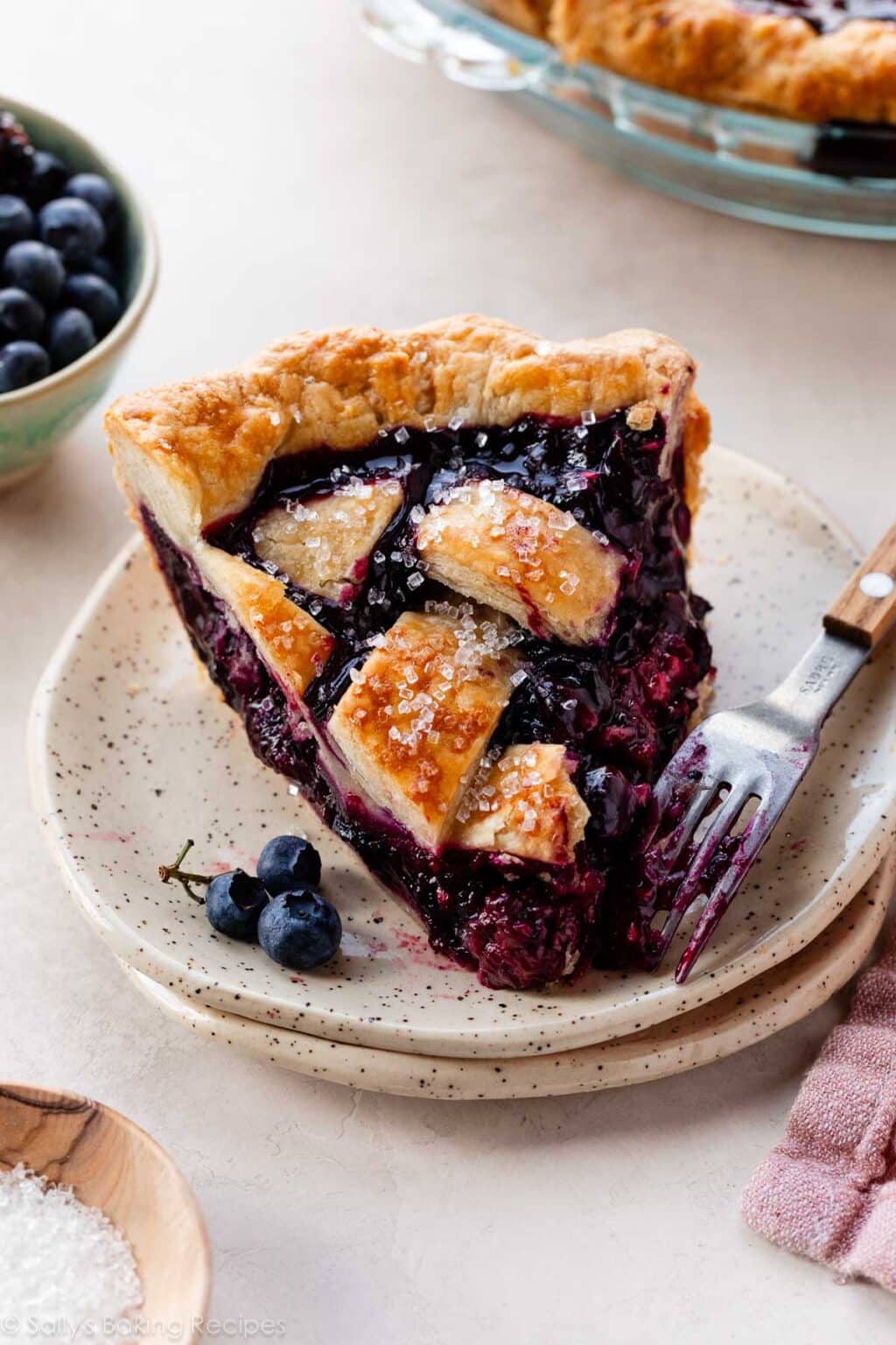 Triple Berry Pie - Sally's Baking