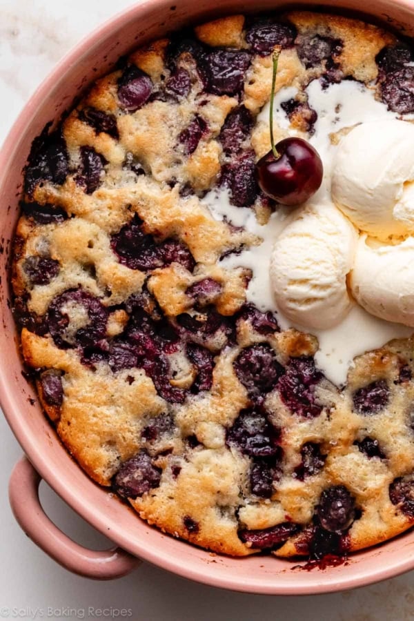 Easy Cherry Cobbler - Sally's Baking
