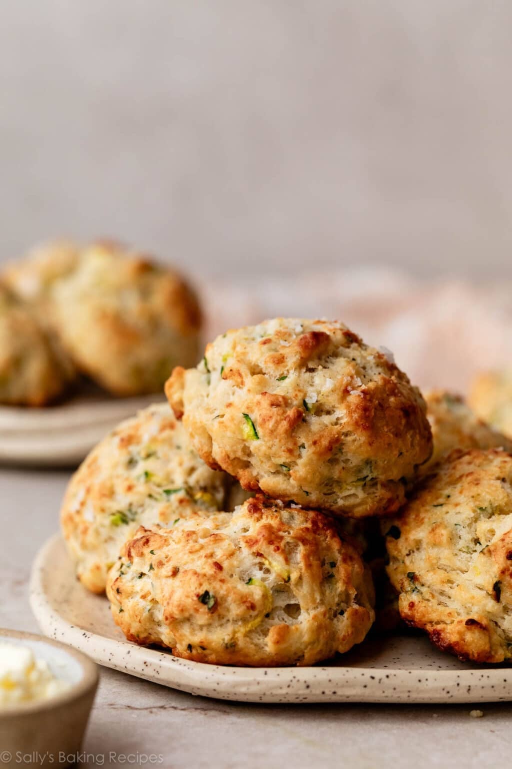 Zucchini Biscuits (Parmesan Herb) - Sally's Baking