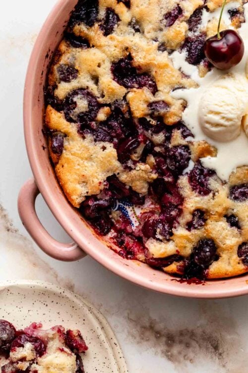 Easy Cherry Cobbler - Sally's Baking