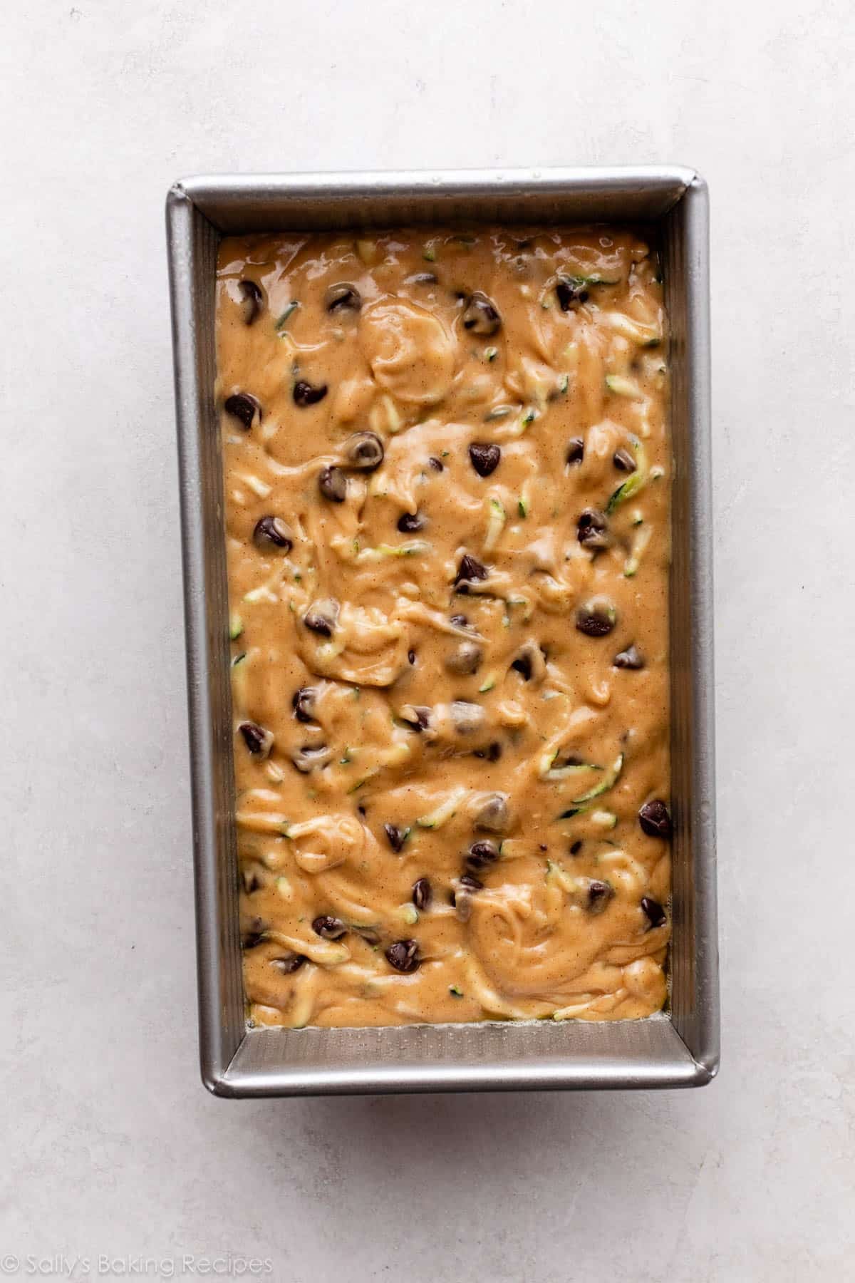 Peanut Butter Chocolate Chip Zucchini Bread - Sally's Baking