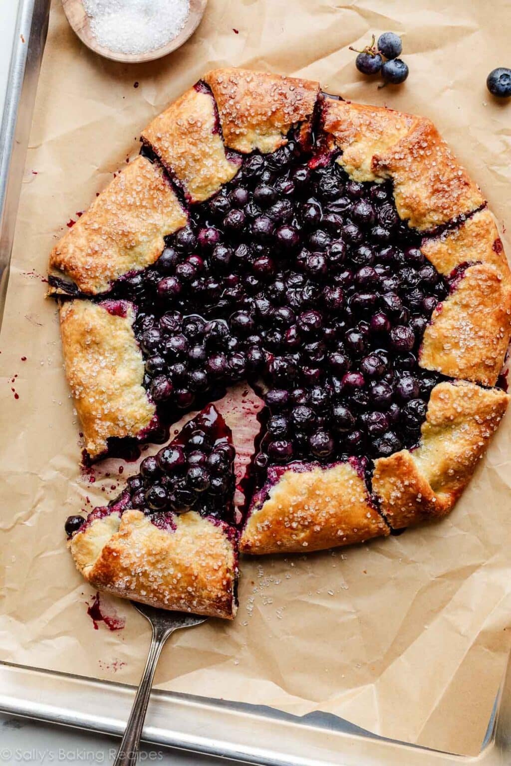 Simple Blueberry Galette - Sally's Baking