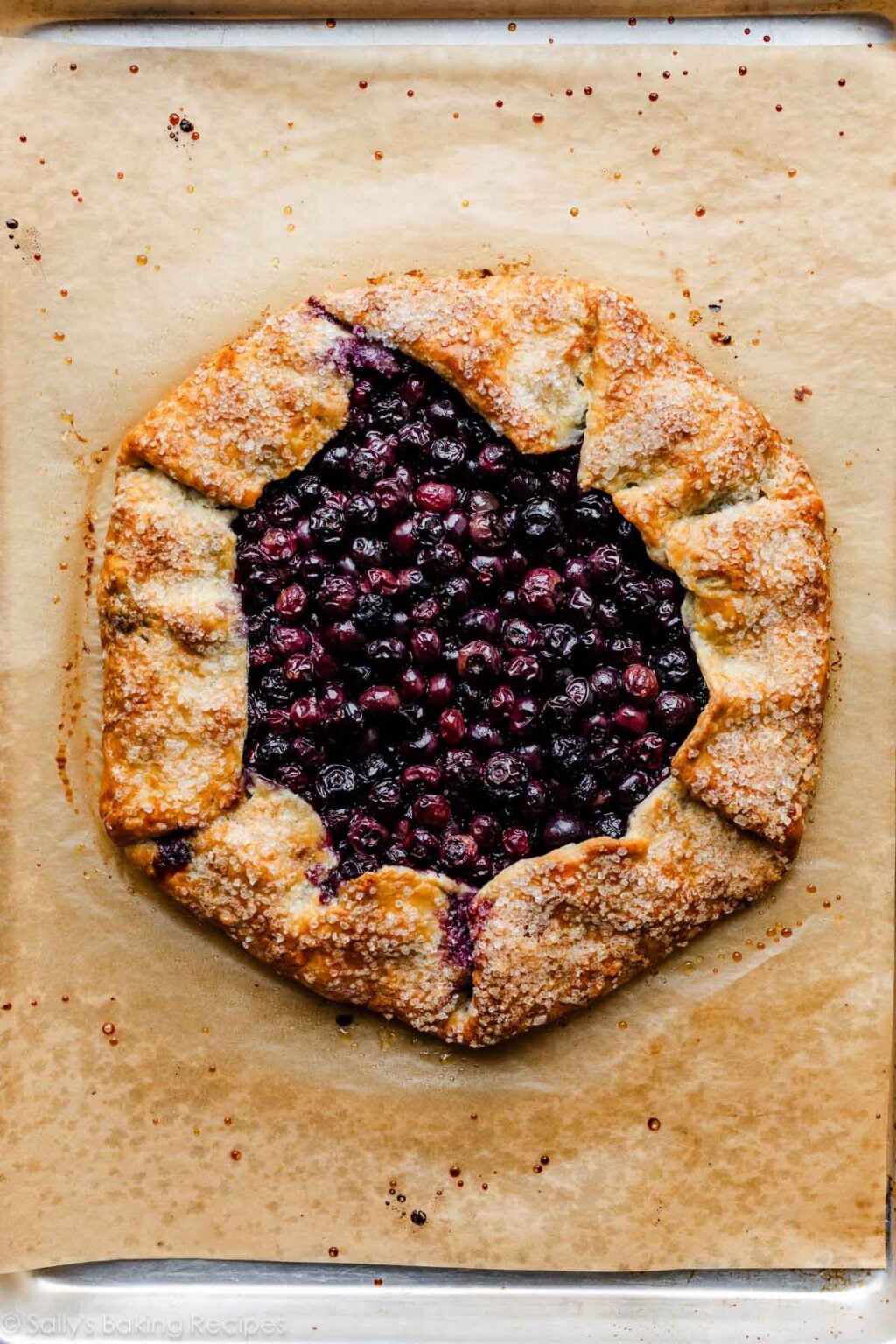 Simple Blueberry Galette - Sally's Baking