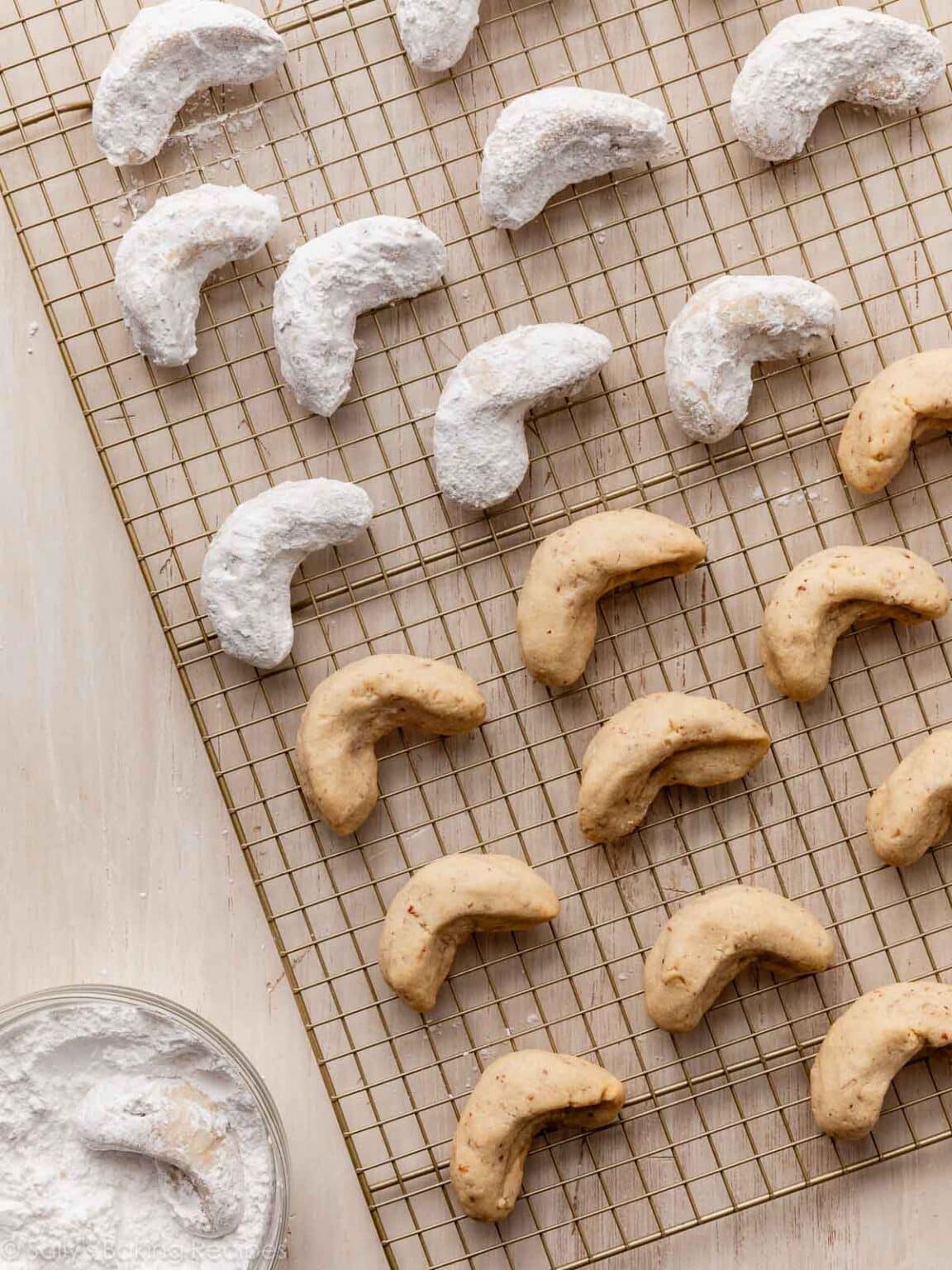 Almond Crescent Cookies - Sally's Baking