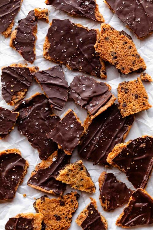 Chocolate Chip Cookie Bark Sallys Baking