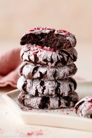 Chocolate Raspberry Crinkles - Sally's Baking
