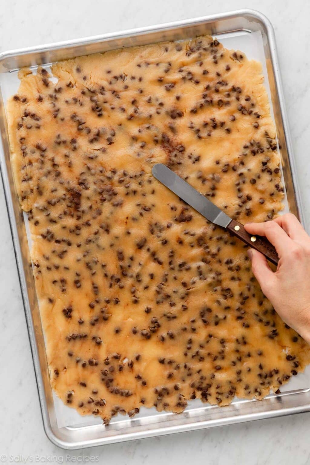 Chocolate Chip Cookie Bark Sallys Baking