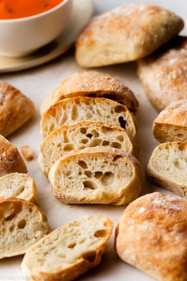 Homemade Ciabatta Bread - Sally's Baking