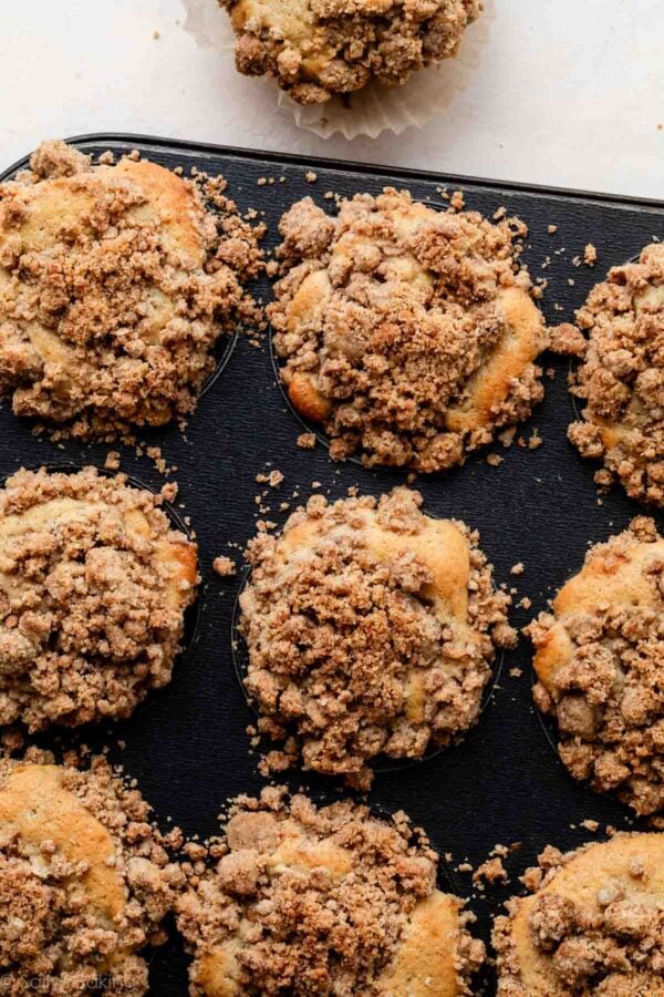 Crumb Cake Muffins - Sally's Baking